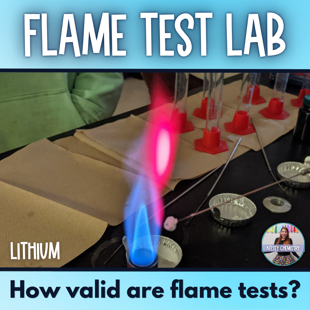 Flame Test Electron Excitation Lab Activity – Kelsey Chemistry