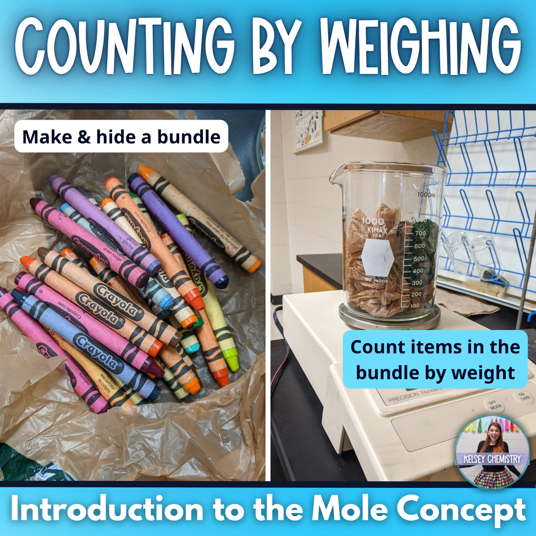 Counting by Weighing or Grouping Inquiry Lab Activity, Mole Concept La ...