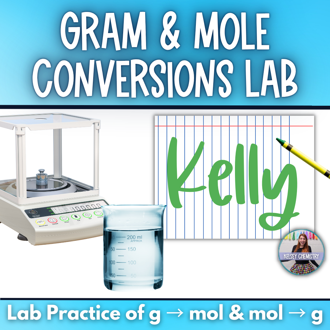 Introduction to Stoichiometry, Gram and Mole Conversion Lab Activity ...